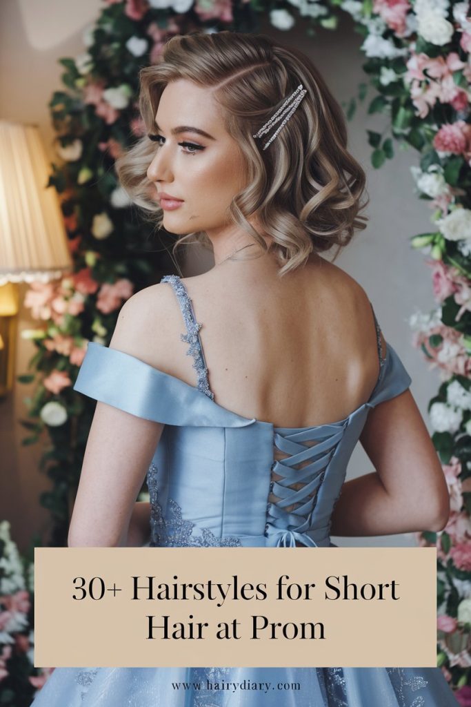 30+ Stunning Hairstyles for Short Hair at Prom – HairyDiary