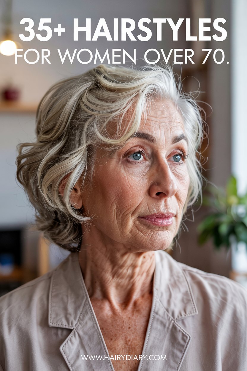 35+ Gorgeous Hairstyles for Women Over 70 – HairyDiary