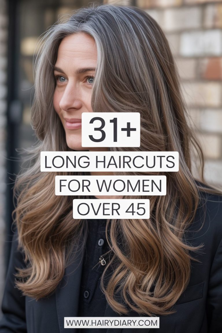 31+ Stunning Long Haircuts for Women Over 45 – HairyDiary