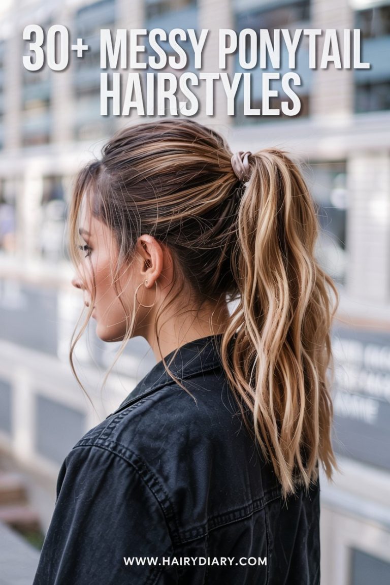30+ Stylish Messy Ponytail Hairstyles You’ll Love – HairyDiary