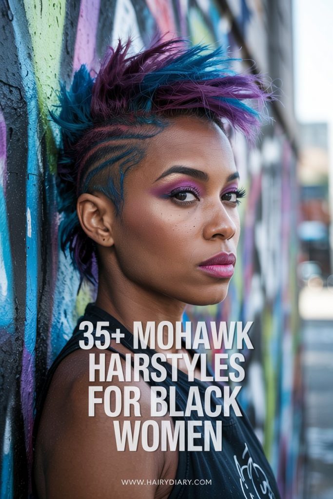 35+ Stunning Mohawk Hairstyles for Black Women to Try Now – HairyDiary