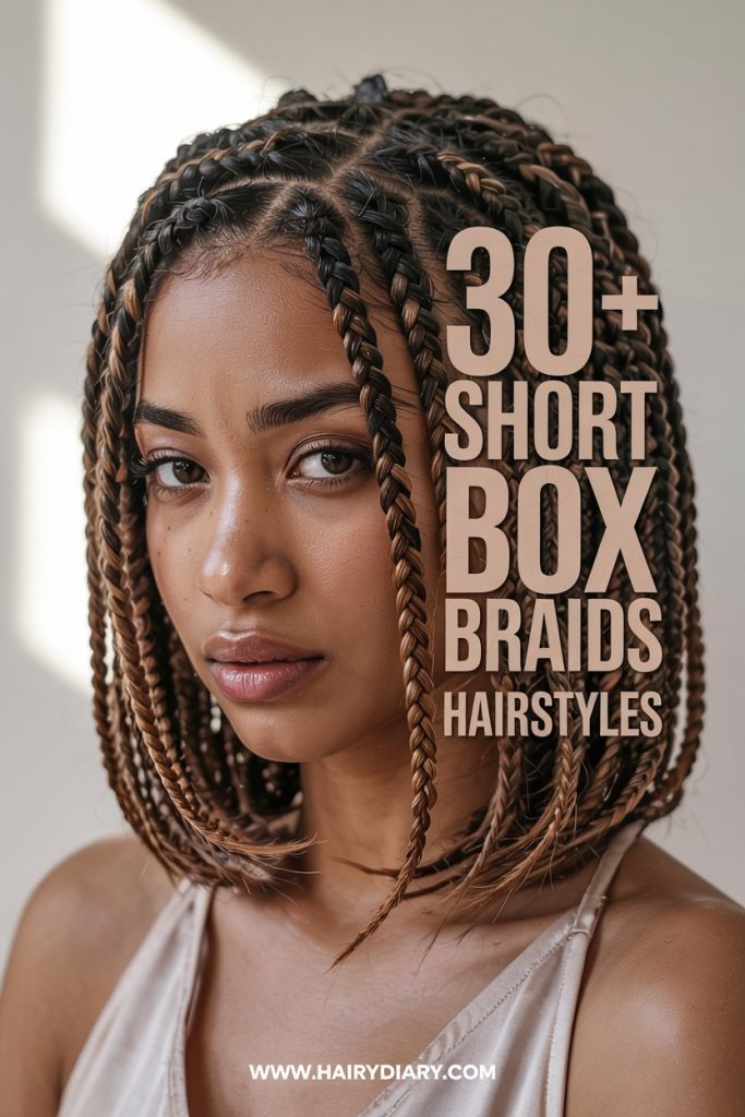 30+ Stunning Short Box Braids Hairstyles to Try Now – HairyDiary