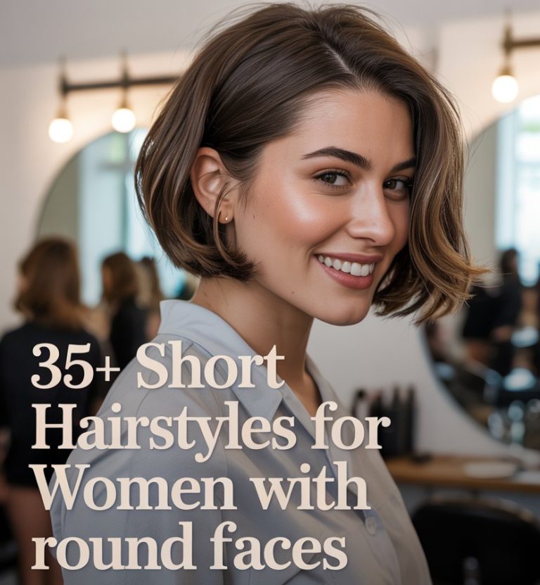 35+ Gorgeous Short Hairstyles for Women with Round Faces – HairyDiary