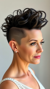 30+ Fabulous Mohawk Hairstyles for Women Over 50 – HairyDiary