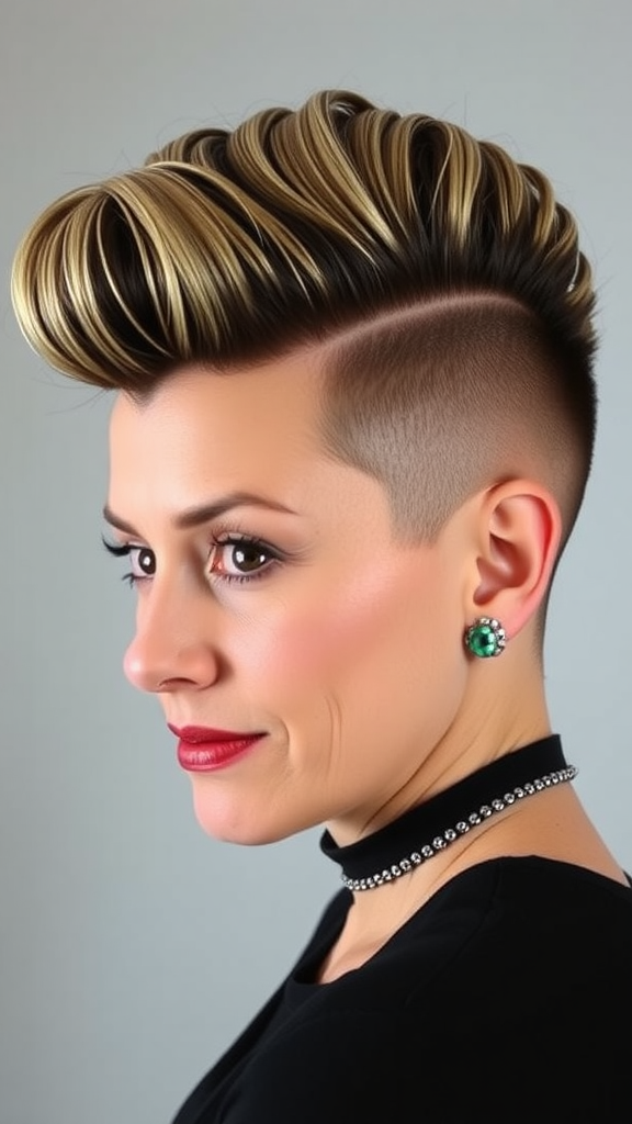 30+ Fabulous Mohawk Hairstyles for Women Over 50 – HairyDiary