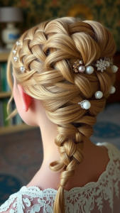45+ Stunning Updo Hairstyles with Braids – HairyDiary
