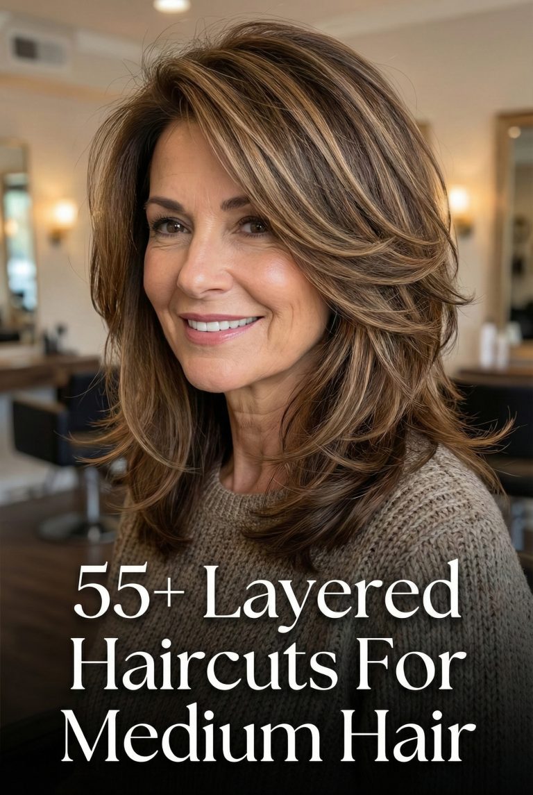 55+ Stunning Layered Haircuts for Medium Hair for a Fresh Look – HairyDiary