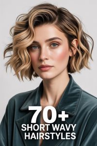 70+ Stunning Short Wavy Hairstyles for Effortless Style – HairyDiary